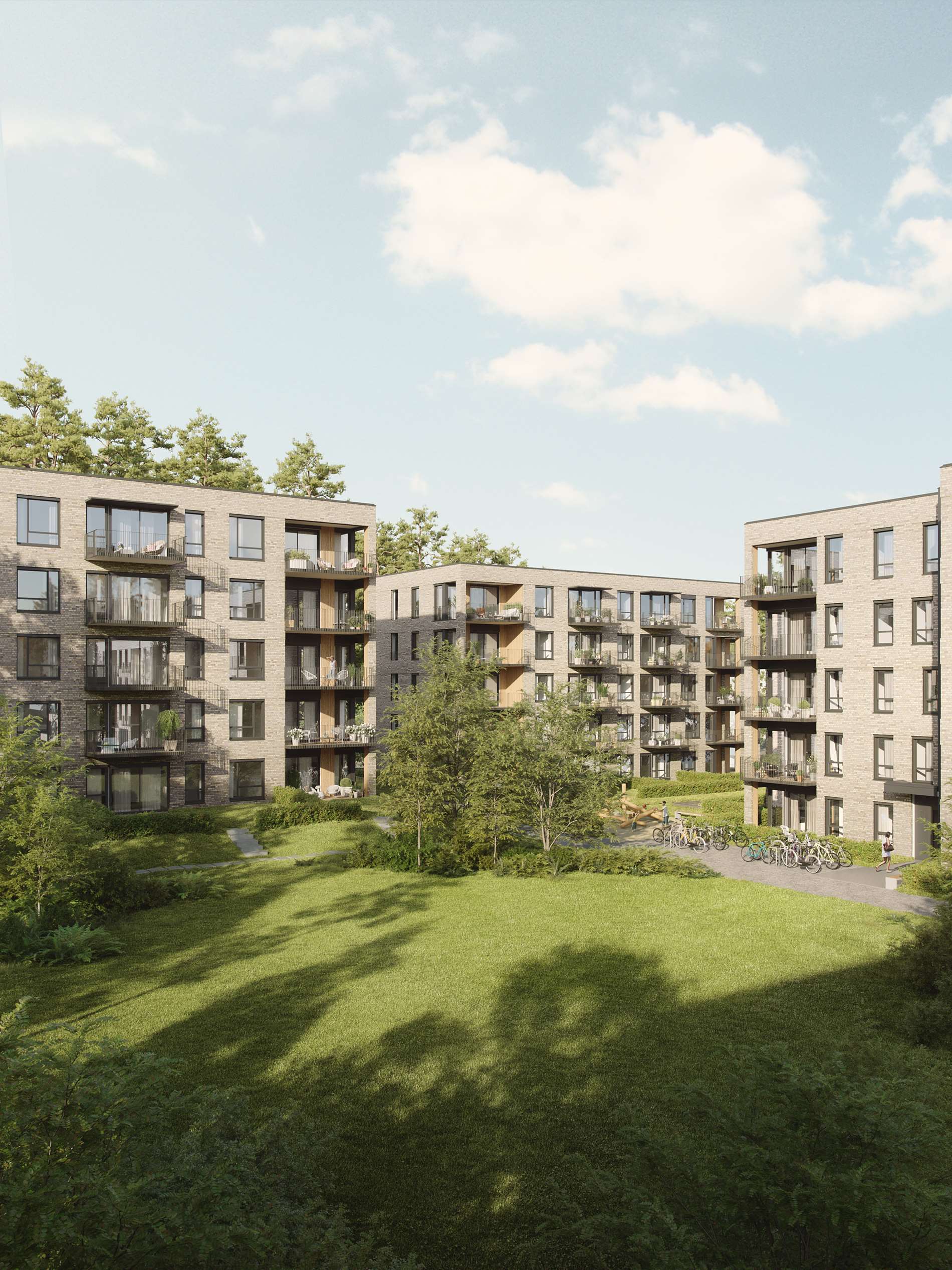 Nye leiligheter med flotte uteområder | Selvaag Bolig